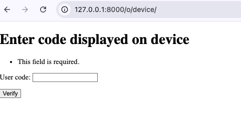 Part 6 - Device authorization grant flow — Django OAuth Toolkit 3.1.0 ...